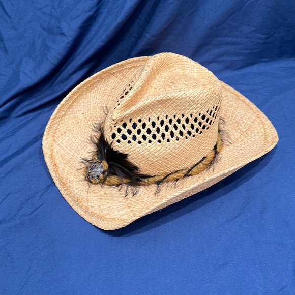 Shady Brady | Accessories | Custom Shady Brady Cowboy Hat With Feathers ...